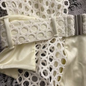 Swim | Andi Bagus Rita One Piece Crochet White Cream Bathing Suit ...